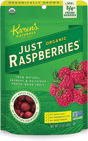 Organic Just Raspberries – Karen's Naturals